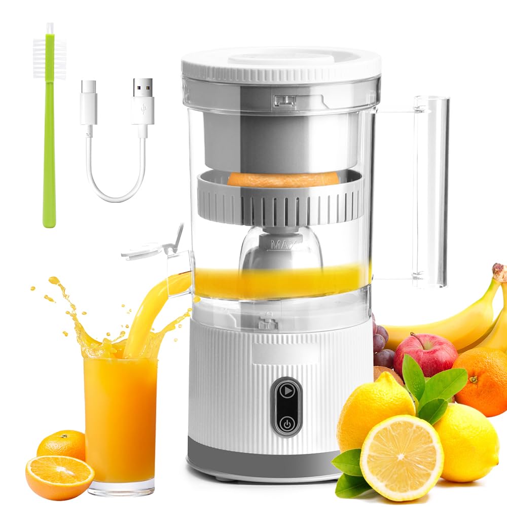 Electric Orange Juicer Machines, 80 W Electric Citrus Juicer, Portable ...