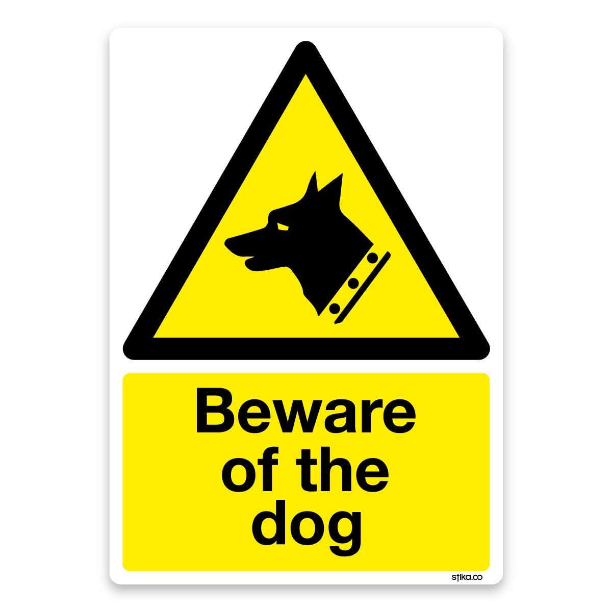 Dog On Premises Sign Beware Of Dog Sign / CARVED Stone / Fence / Plaque ...