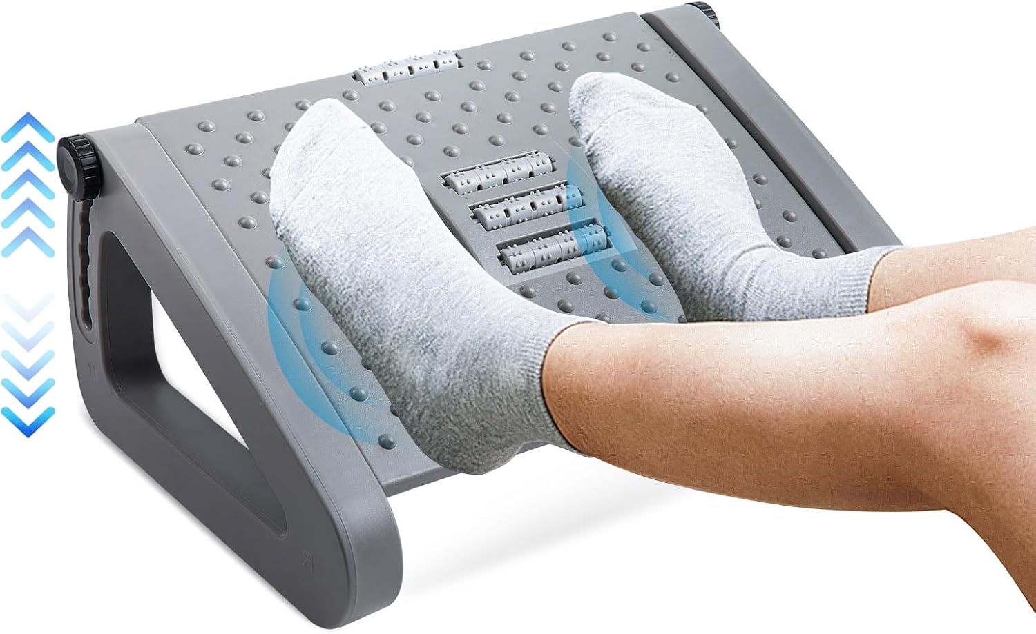 Amazon.com: Foot Rest for Under Desk at Work, Adjustable Height Foot ...