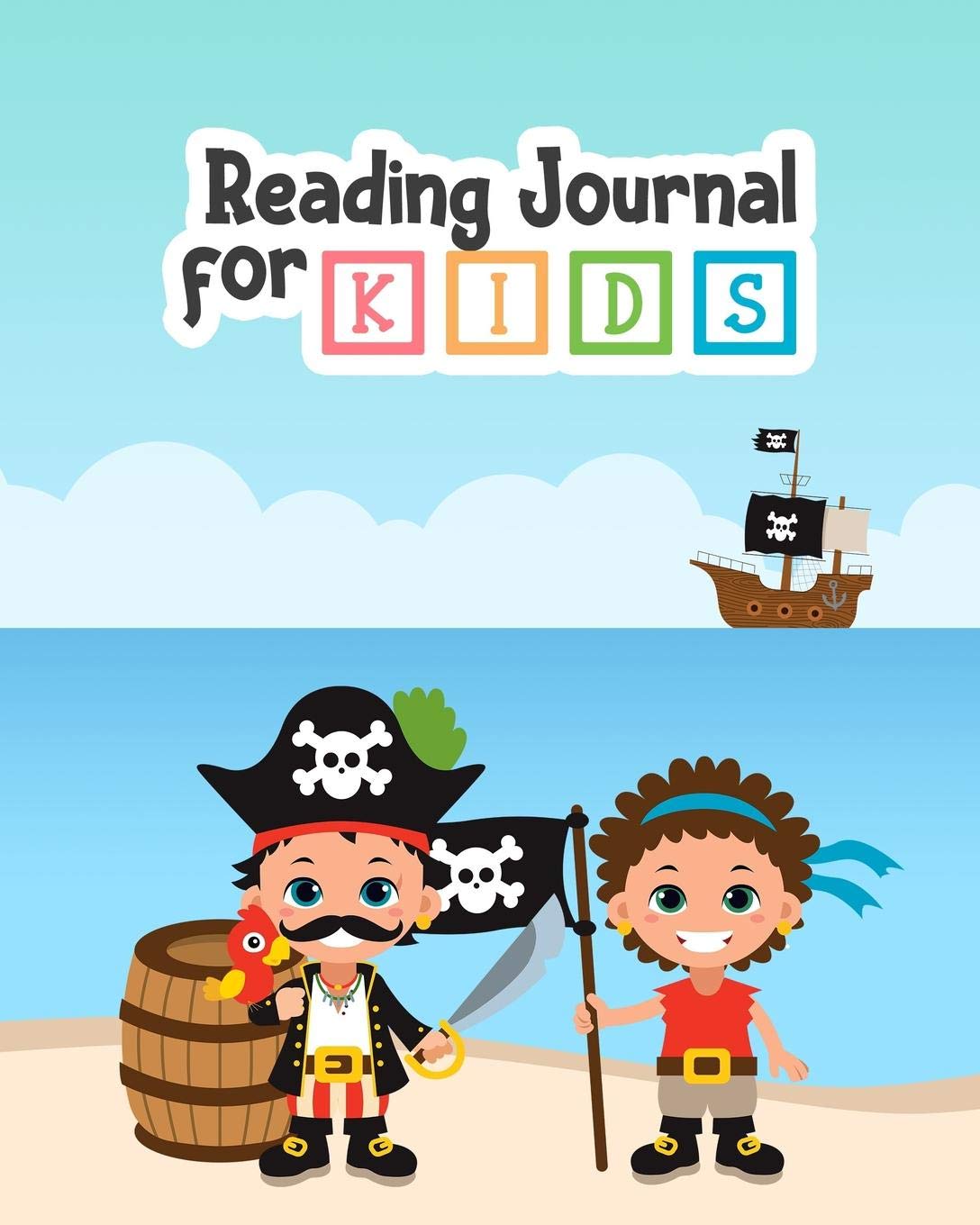 Reading Journal for Kids: Pirates on Treasure Island Reading Log for ...