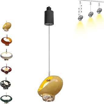 SKIVTGLAMP Track Light Pendants 7W Adjustable Levitate J-Type ...
