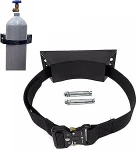 Amazon.com: Oxygen Tank Holder Plastic Cylinder Wall Mounted Bracket ...