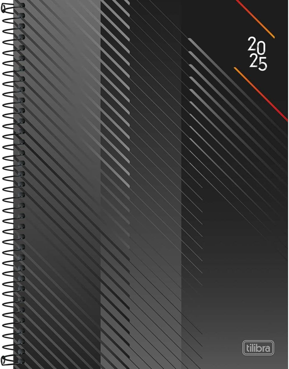 Tilibra - Agenda Executiva Espiral Diária 20 x 27,5 cm Spot 2025 ...