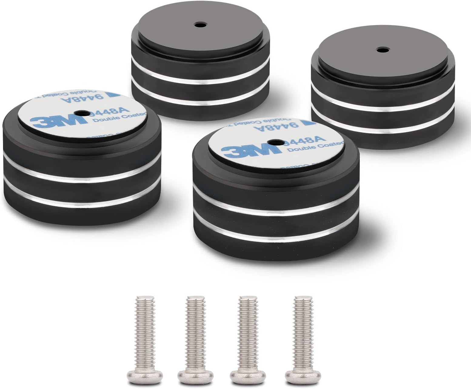 Amazon.com: Audiocrast Speaker Isolation Base Pads, Spring Floor ...