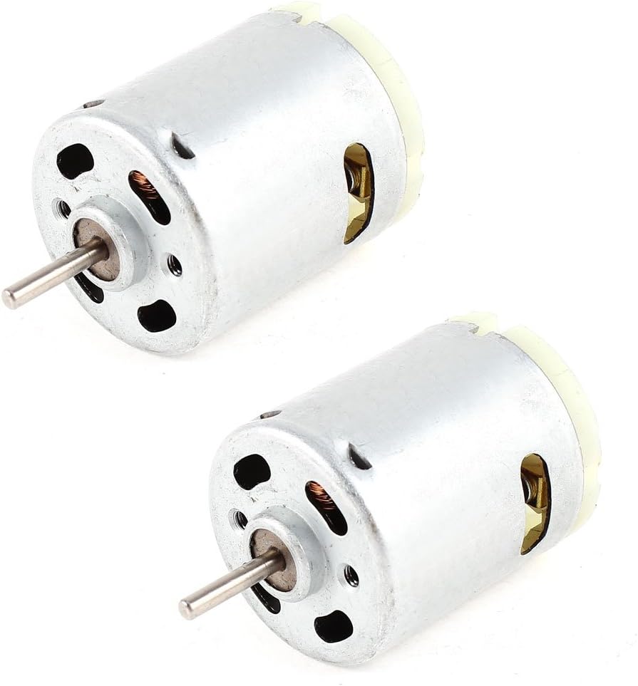Amazon.com: uxcell 2 Pcs DC 3-36V 3000-35000rpm Electric Mini Motor ...
