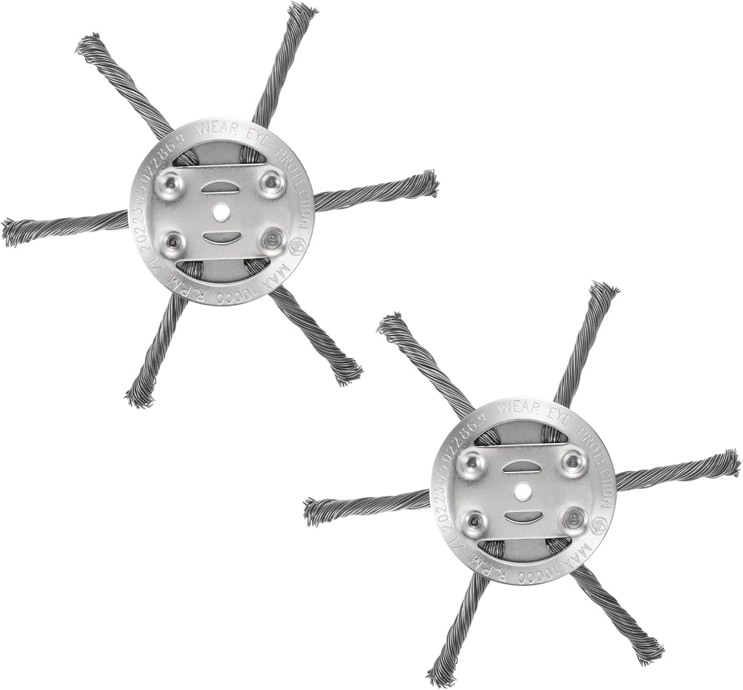 Amazon.com: uxcell Steel Wire Brush Cutter Trimmer Head, 6Inch ...