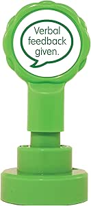Xstamper Xclamations Verbal Feedback Teacher Stamp (Impression Size ...