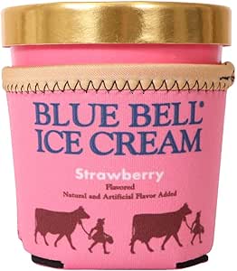 Amazon.com: Blue Bell Ice Cream Pint Koolie | Neoprene Sleeve | Pint ...