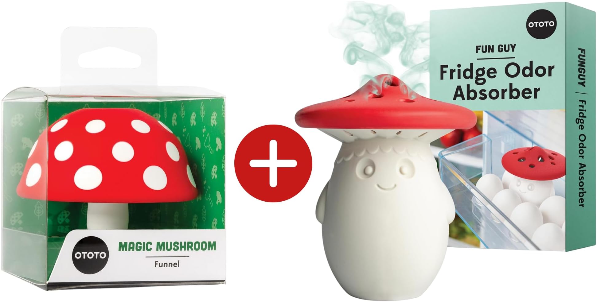 Amazon.com: Magic Mushroom Foldable Kitchen Funnel and Fun Guy Fridge ...