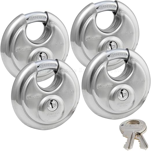 Master Lock - (4) Keyed Alike Stainless Steel Trailer and Multi Purpose ...