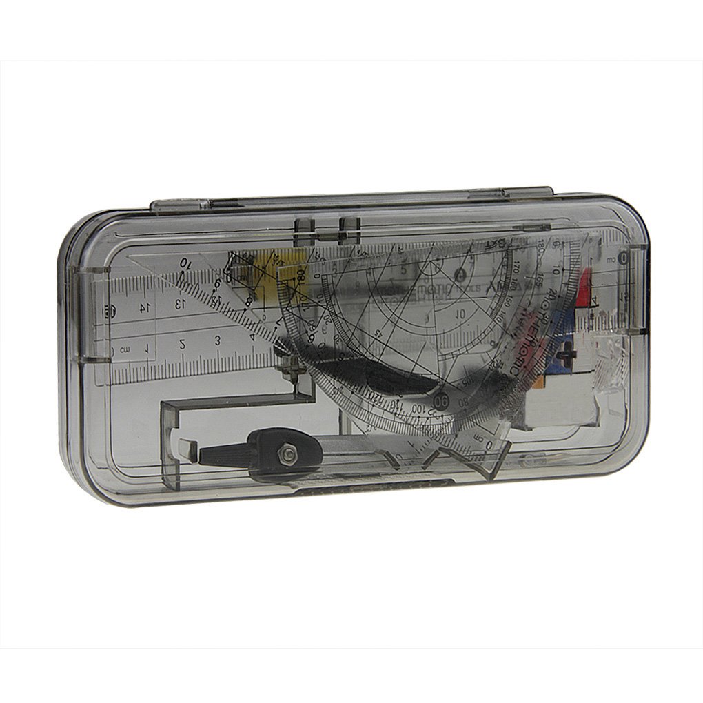 Snapklik.com : Drawing Compass,7-piece Metal Compass Ruler Set Students ...