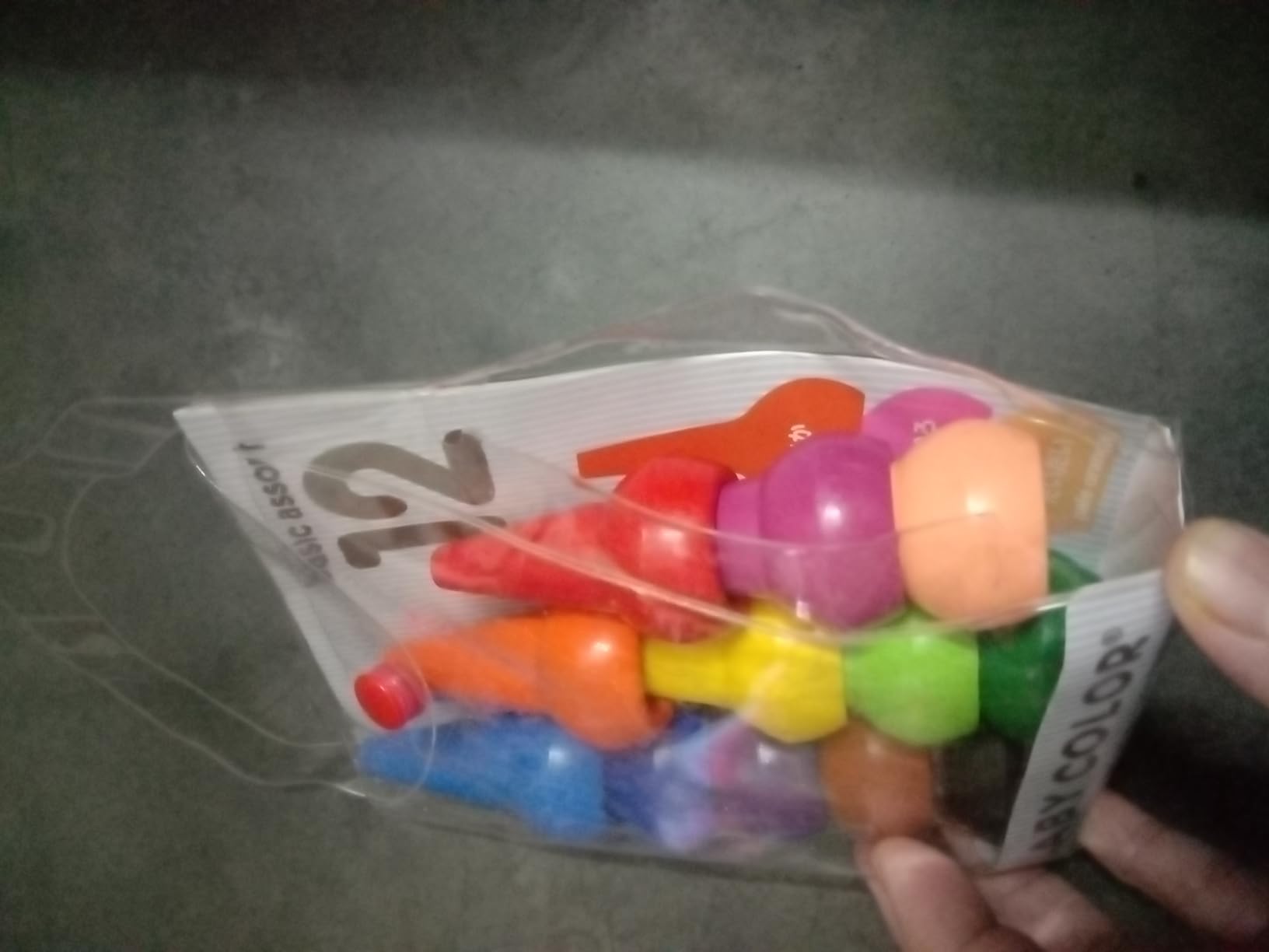 ArtBee Finger Crayons For Toddlers,12 Colors Finger Paint Palm Grip ...