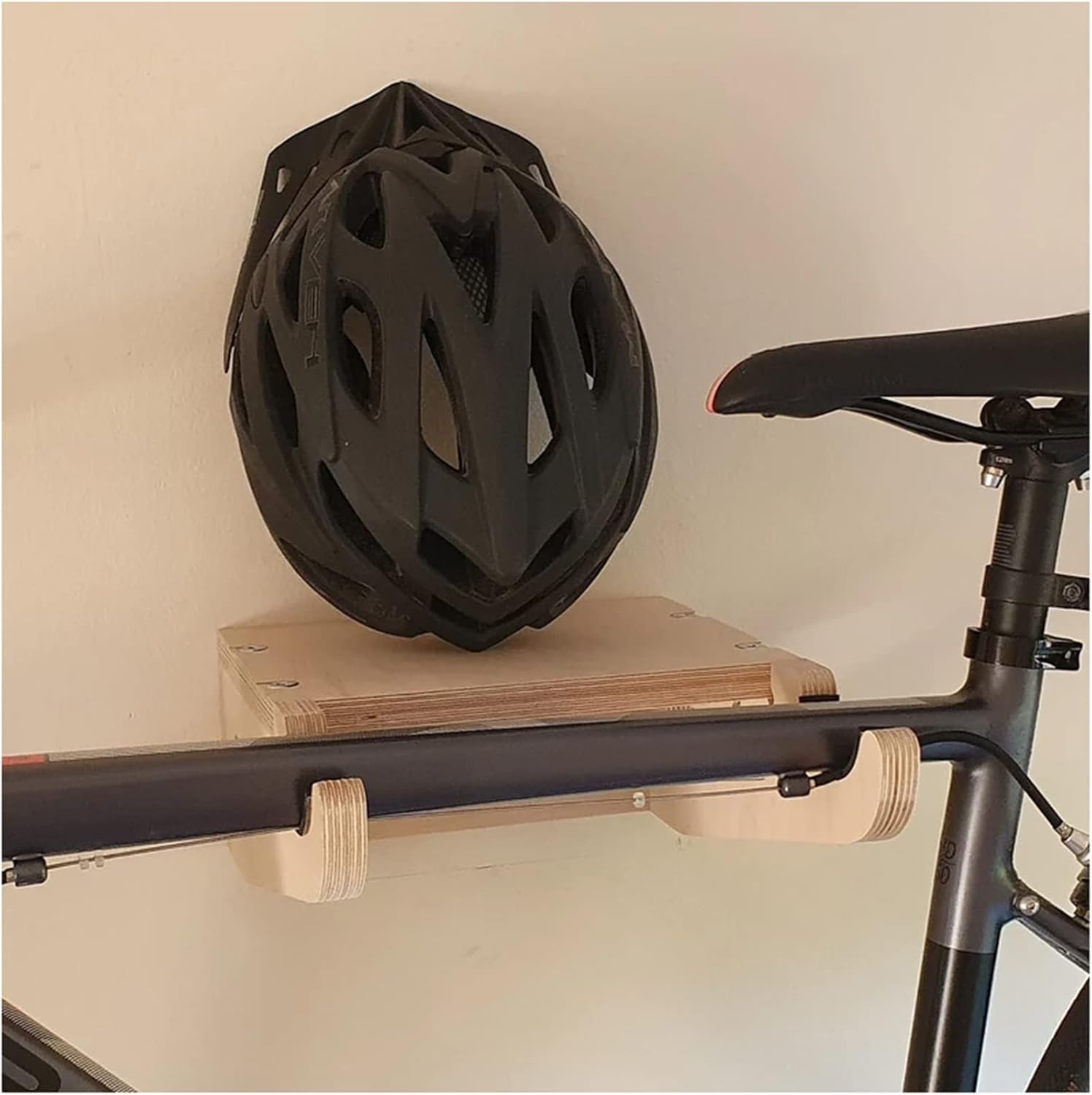 TAYASH Bike Wall Mount Rack - Wooden Road Bike Wall Mount，Bike Hanger ...
