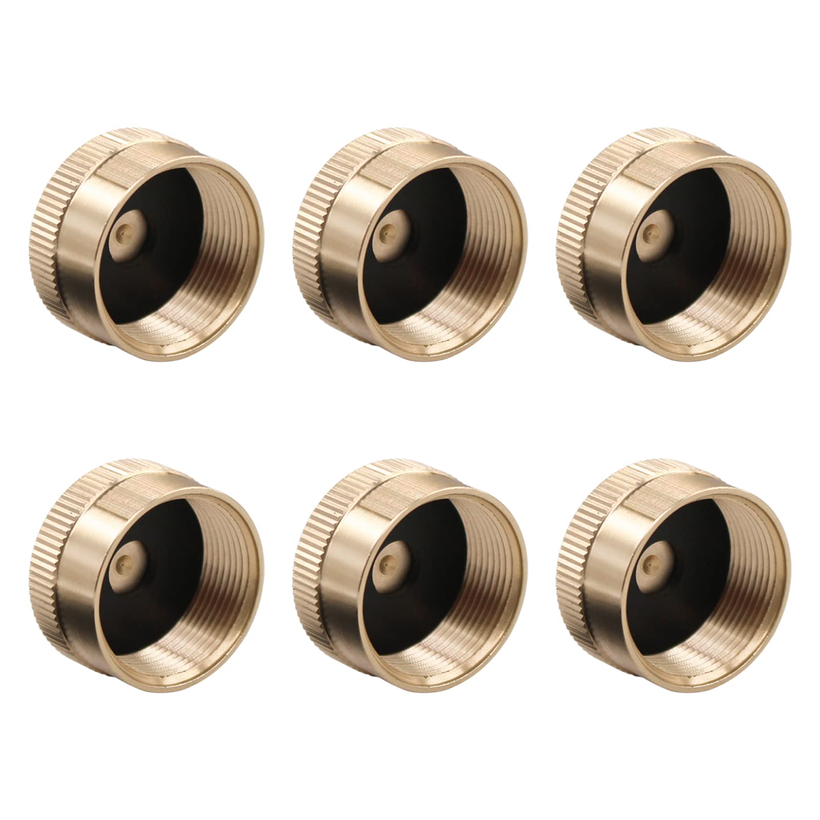 Snapklik.com : 6 Pack Universal Solid Brass Refill 1 LB Propane Bottle ...