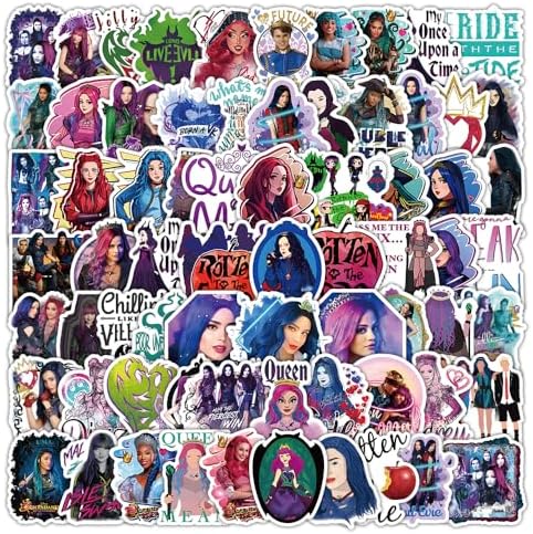 Amazon.com: 103PCS Descendants Stickers, Descendants Party Supplies ...