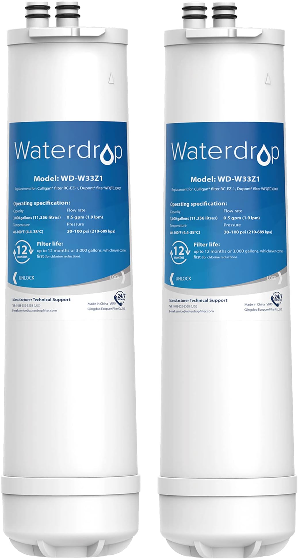 Amazon.com: Pure Blue H2O 5 Pack Annual Replacement Filters for Four ...