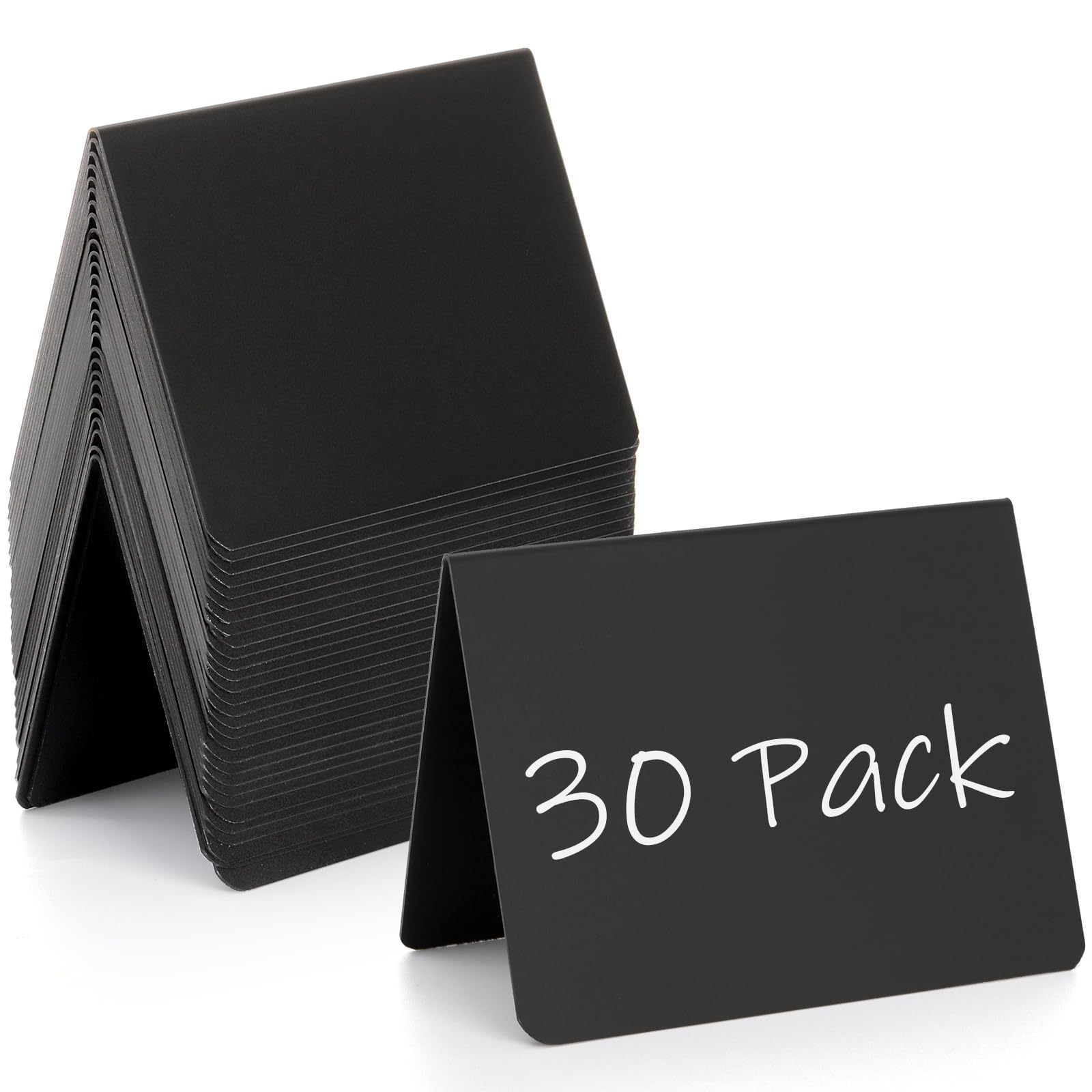 Amazon.com : Tosnail 30 Pack 4 x 3 Inches Mini Chalkboard Signs, Food ...