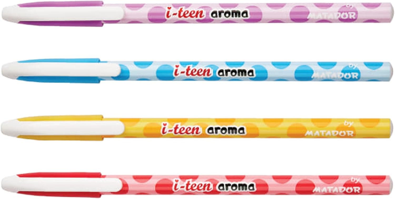 Matador i-teen Aroma Ball Pen | Perfumed Ink | Oil Based Ink Gel Ball ...