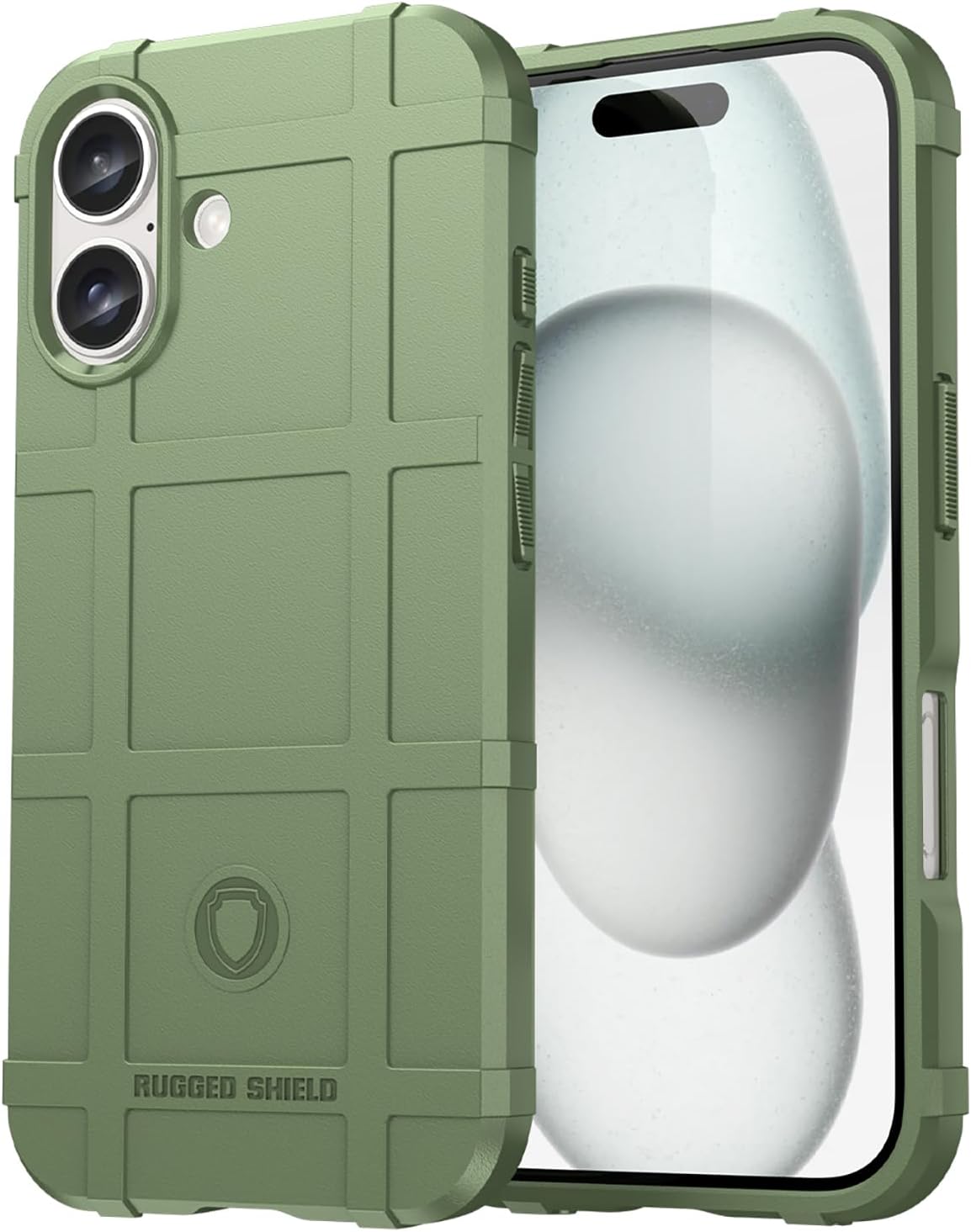 Amazon.com: Monwutong Slim Fit Case for iPhone 16,Rugged Shield Outdoor ...
