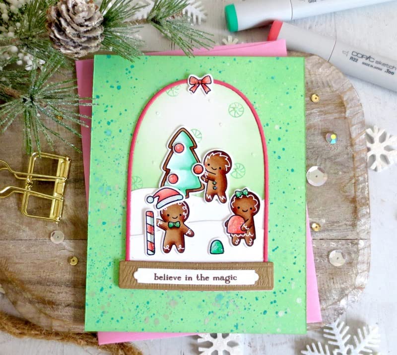 Scrapbooking Embossing Christmas Village Cutting Dies Set - House Tree ...