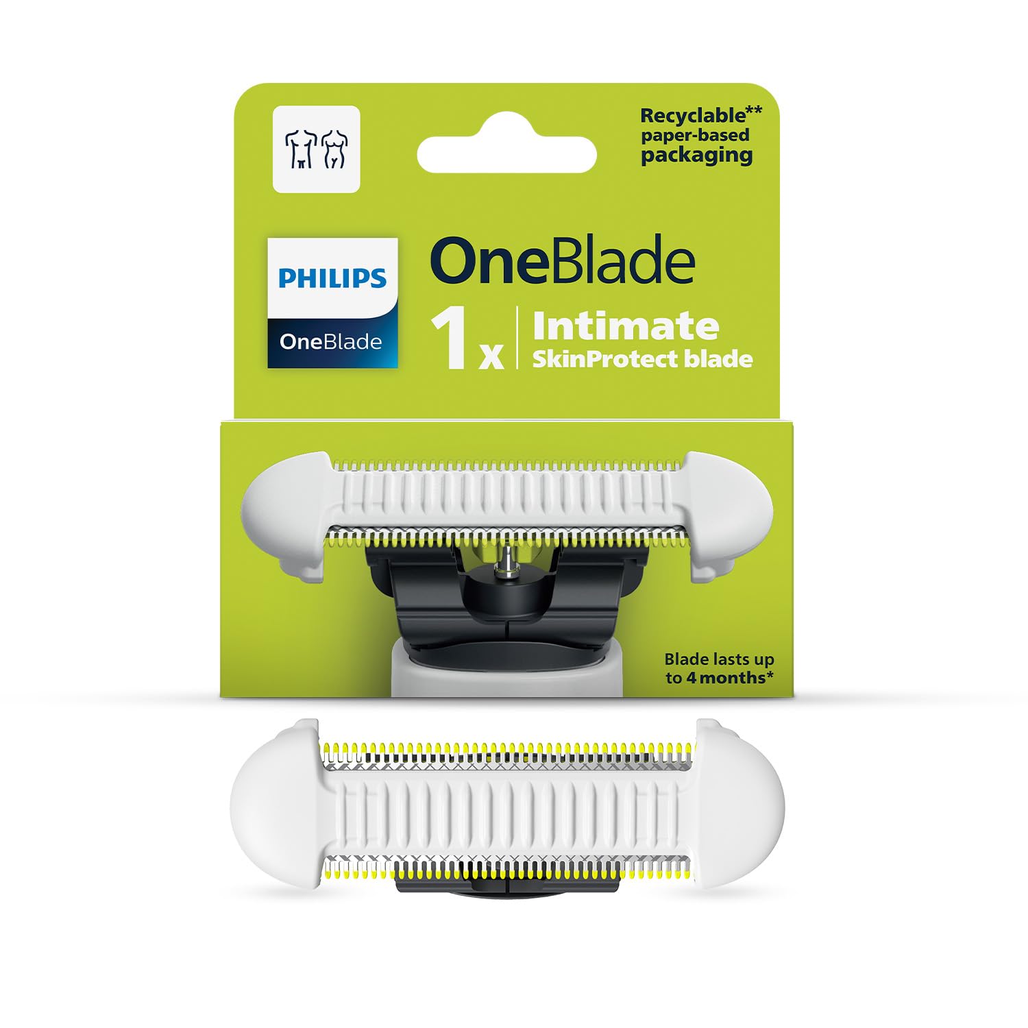 Oneblade Intimate Skinprotect blade (Pack of 1) : Amazon.in: Health ...