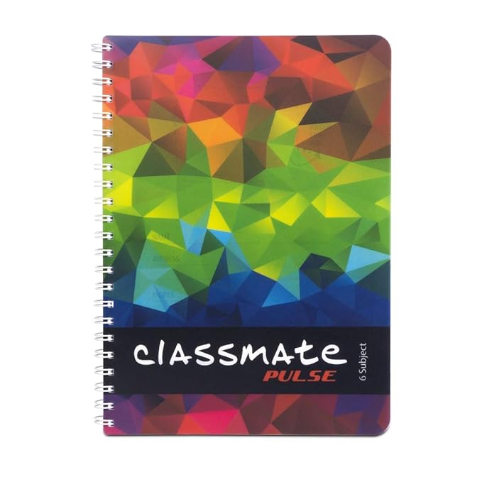 Classmate Pulse 6 Subject A4 Register Single Line 300 Pages Spiral Classmate Pulse 6 Subject A4 Register Single Line 300 Pages Spiral