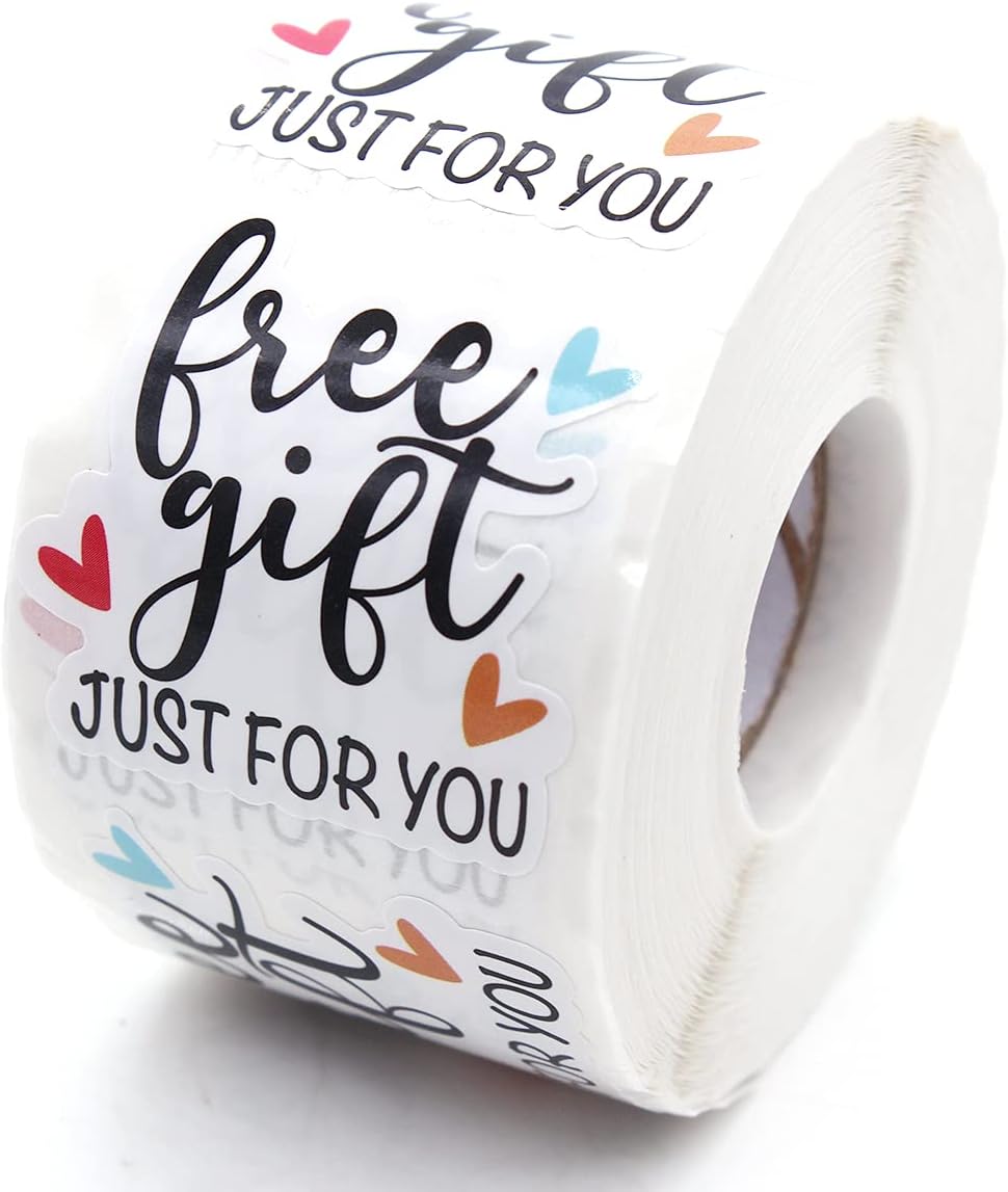 Amazon.com: 500Pcs 1.5 inch Gift Sticker Small Business Sticker ...