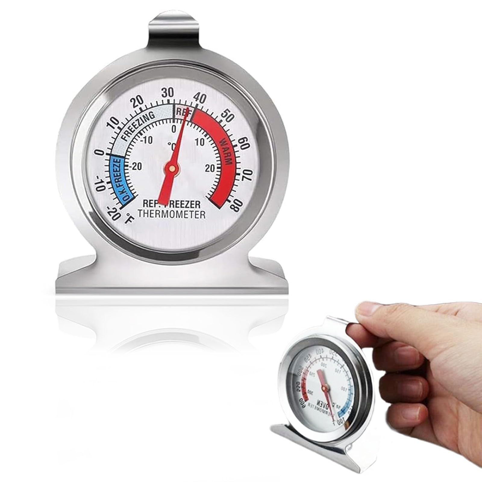 Fridge Temperature Thermometer, Freezer Thermometer, Fridge Freezer ...