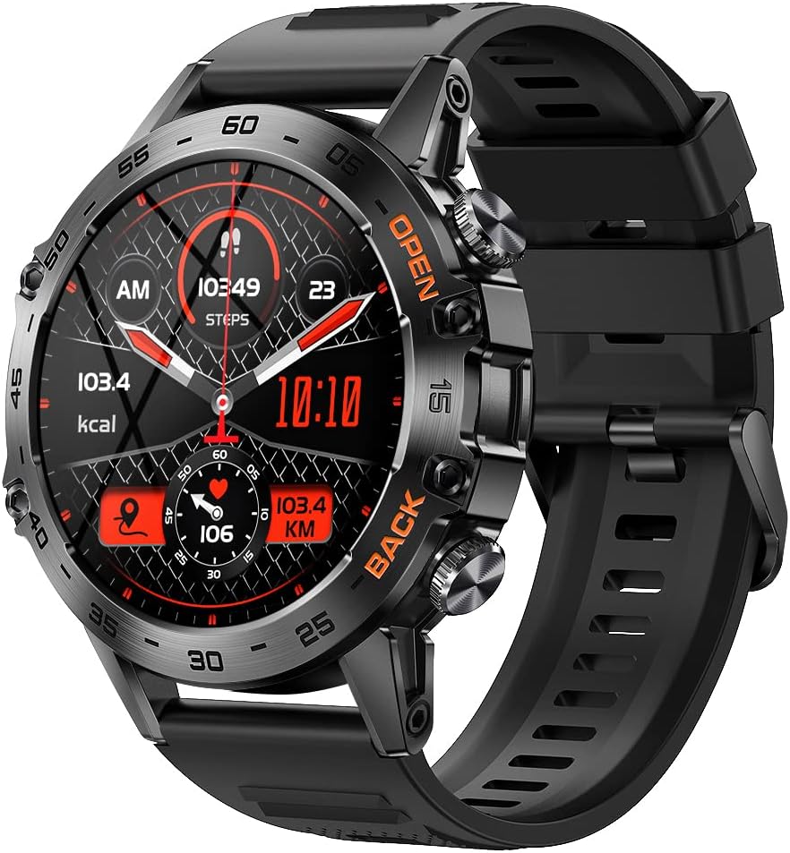 Gard Pro Ultra Military Smart Watch Bluetooth Call 1.85'' HD Full Touch ...
