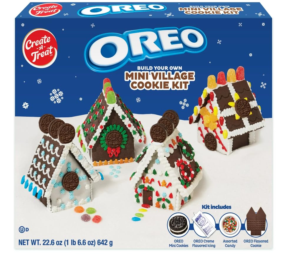 Amazon.com : Gingerbread Christmas Create A Treat Oreo Chocolate Cookie ...