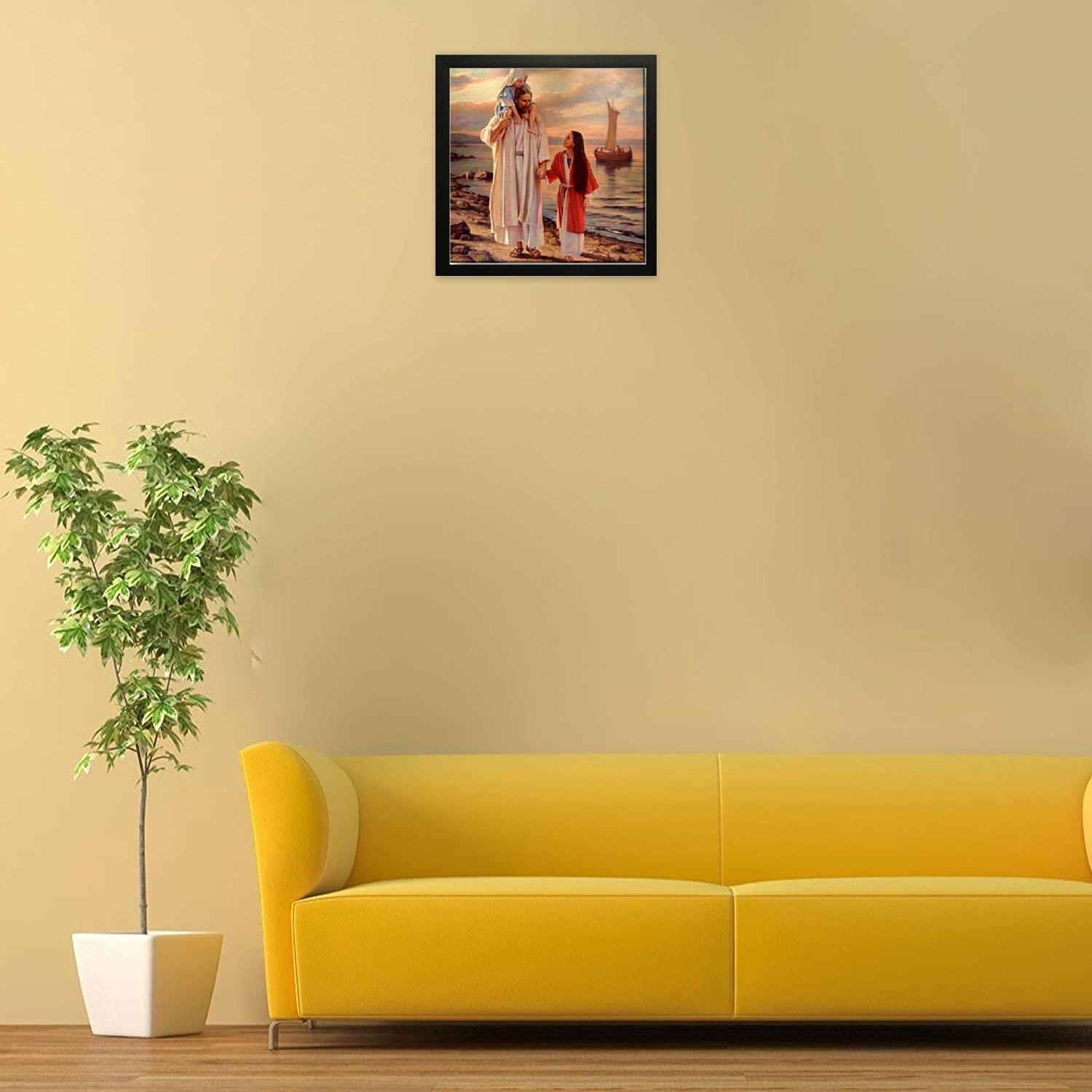 Buy PAPER PLANE DESIGN Exclusive Framed Wall Art Paintings of Religious ...