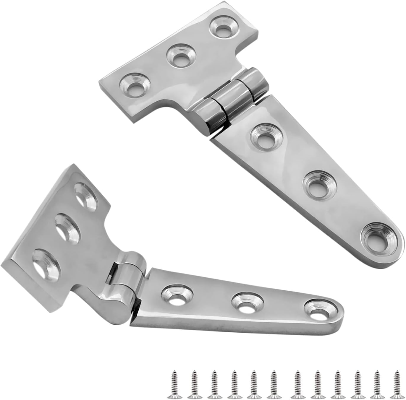 RANYUSS 2PIECES Stainless Steel 316 Heavy Duty Marine Grade "T" Hinge ...