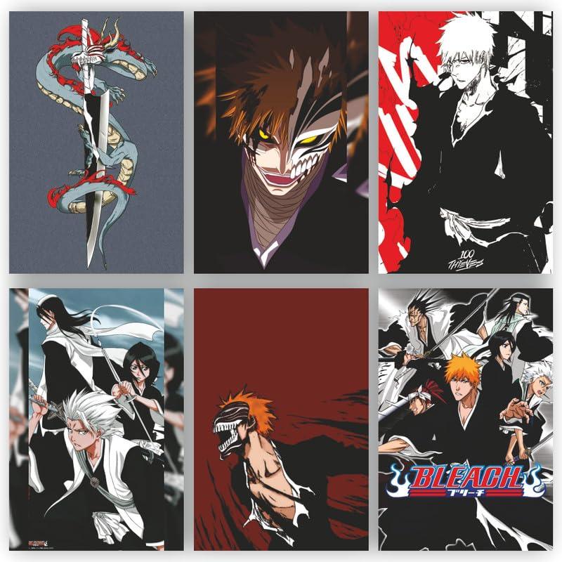 POSTER WALLAH Bleach Anime for Home Office and Student Room Wall ...