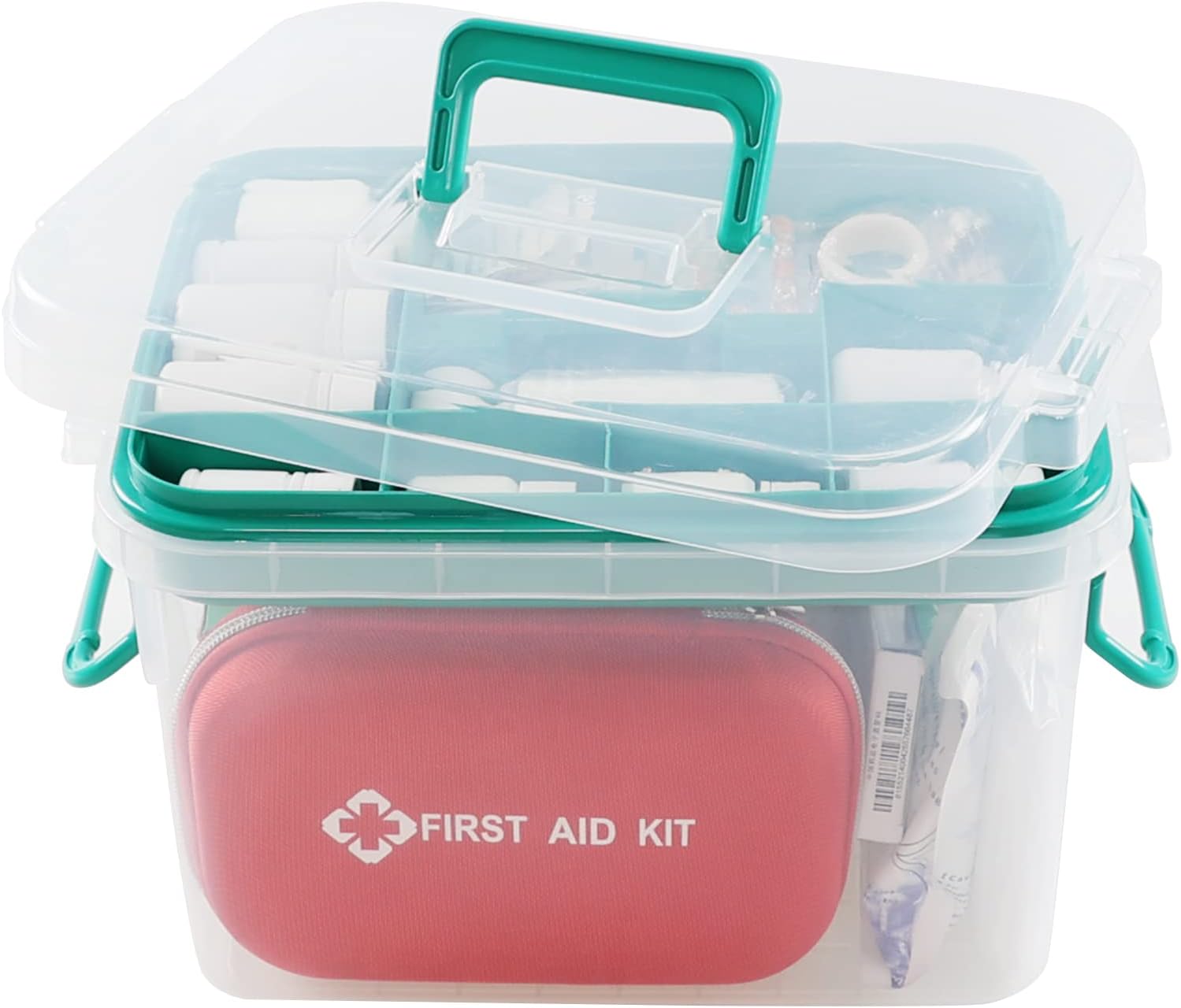 Amazon.com - Oymlclivisa Plastic First Aid Box, Clear Medical Box Organizer