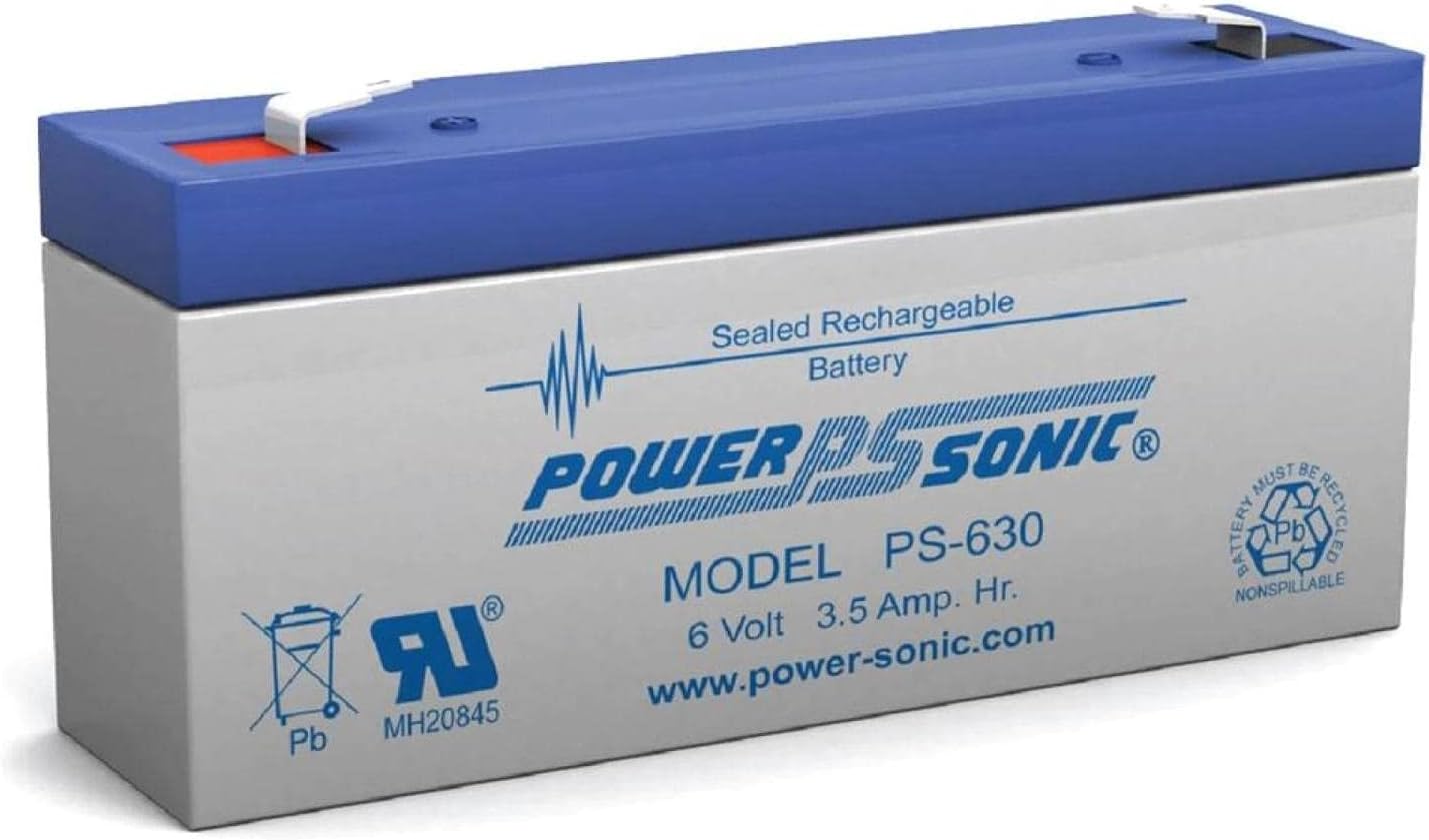 Power Sonic PS-630 Pila, 6 V, 3.5 AH : Amazon.com.mx: Automotriz y ...