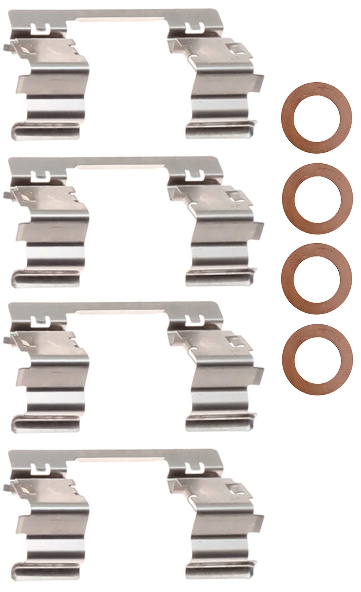 ACDelco Gold 18FR2659KSD Front Disc Brake Caliper Set with Clips and ...