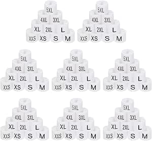 Hanger Size Markers - White Hanger Size Clothes Garment Markers 2xxs ...
