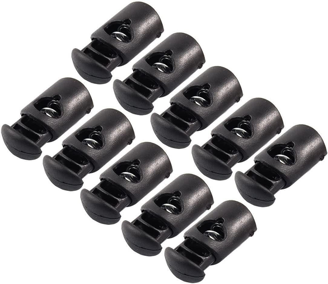 Amazon.com: Generic 10 Pcs Plastic Spring Stop Toggle Cord Locks End ...