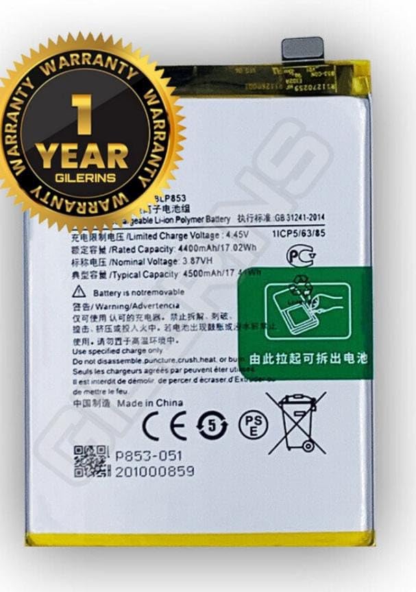 Original BLP853 Battery for Oppo Reno 4 4g 5 pro+ Reno 5 lite Reno 6 ...