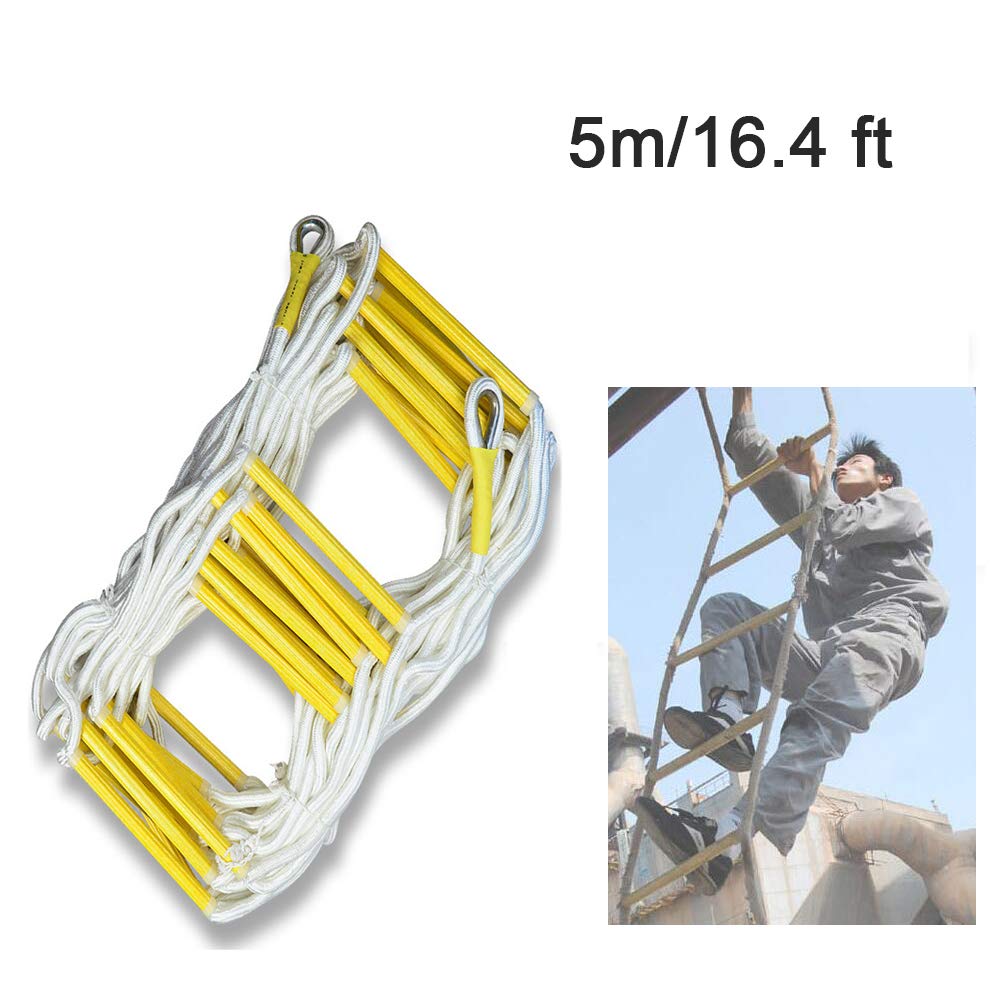 Buy Folding Nylon Fire Escape Ladders, 3m Fire Escape Ladder Fire High ...