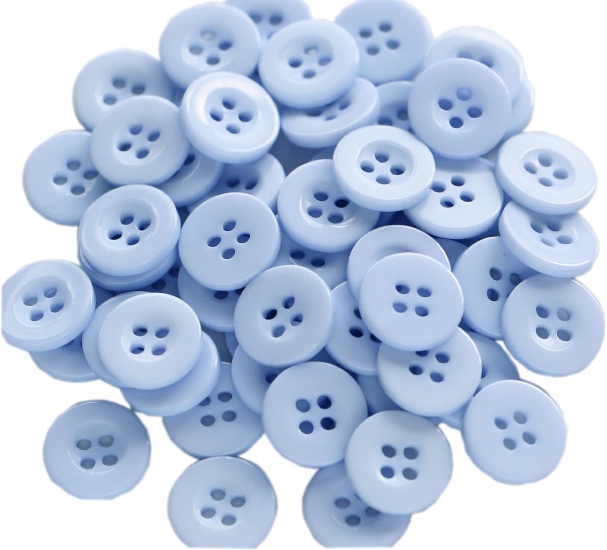 Amazon.com: GANSSIA 300PCS 1/2 Inch (12.5mm) Small Size Round 4 Holes ...