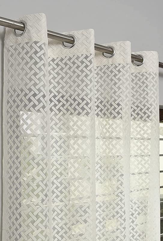 Buy Shree Haridas Heavy Tissue Net Floral Semi Transparent Fancy Sheer ...