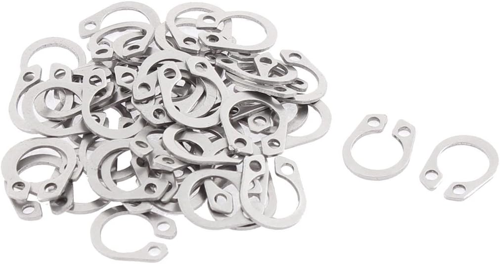 Ruilogod 8mm External Internal Circlips C-Clip Retaining Snap Rings ...