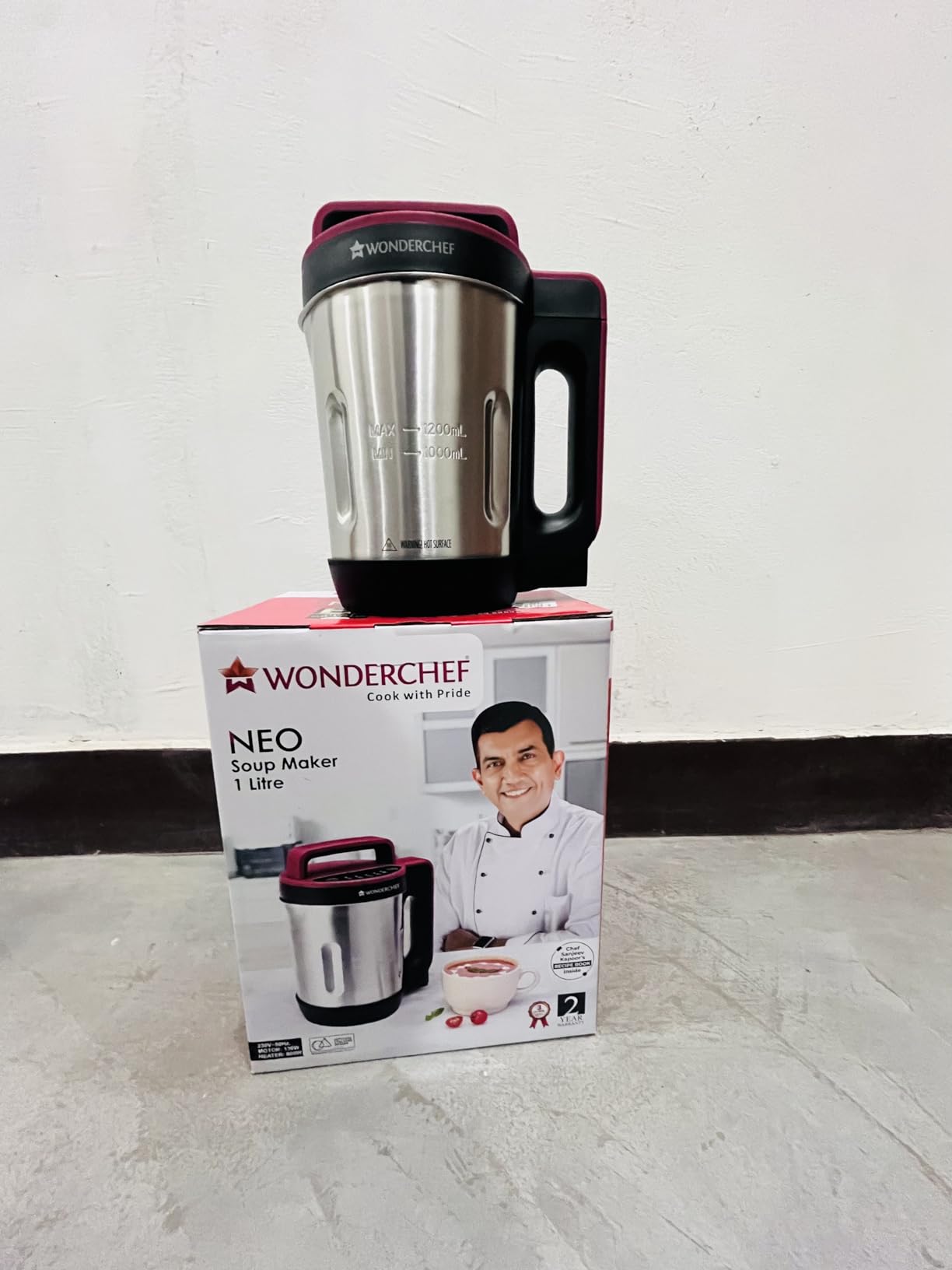 Wonderchef Automatic Soup Maker | 1.0 Litre | 800 Watts Heater | SS ...