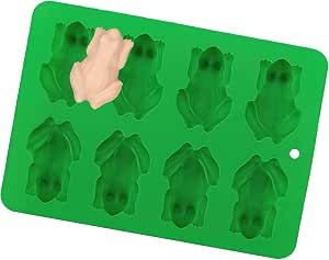 Amazon.com: Frog Silicone Molds 8 Chambers 3D Frog Shaped Food Silicone ...