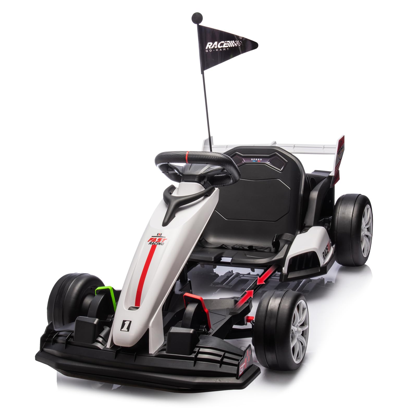 Amazon.com: 24V Kids Riding Go Kart Toy for 6+ Years : Toys & Games
