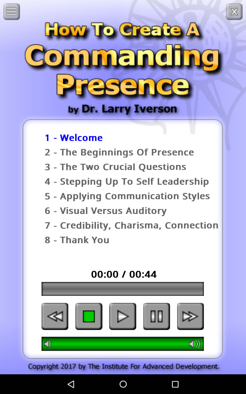 Create A Commanding Presence - Learn how to create a commanding ...