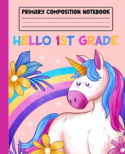 Primary Composition Notebook: Hello 1st Grade Composition Notebook ...