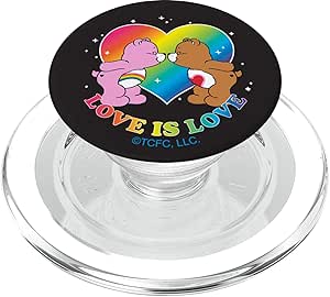 Amazon.com: Care Bears Love is Love Rainbow Heart Retro Cartoon ...