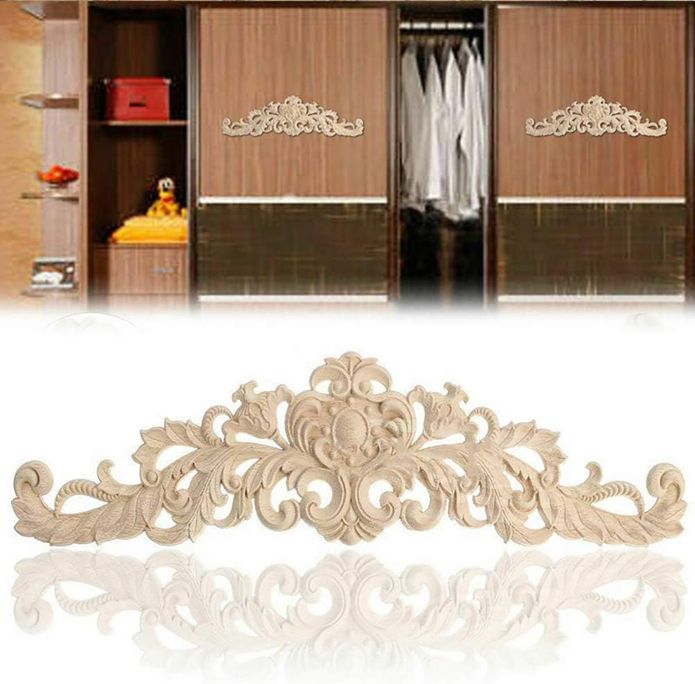 Amazon.com: beiyoule Wood Carving Appliques, Wooden Carved Onlay ...